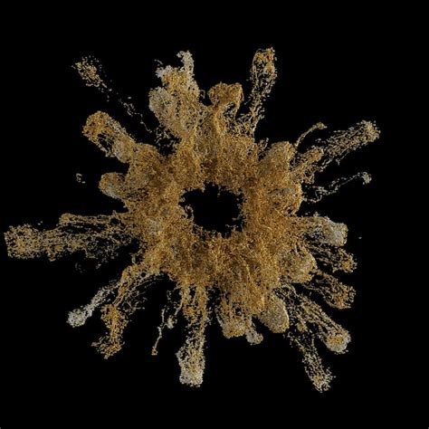 Premium Photo D Render Simulated Particles Complex Particle Simulation With Turbulence And