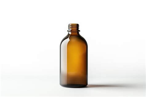 Hydrogen Peroxide Bottle Isolated On White Background Premium Ai