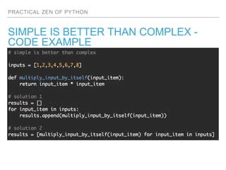 Practical Zen Of Python Pptx