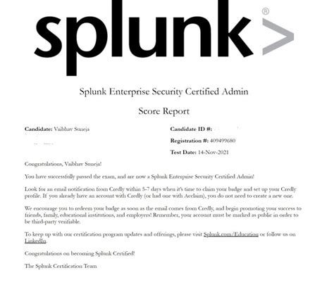 Vaibhav Suneja Pmp Gced On Linkedin Splunk Certified Enterprise