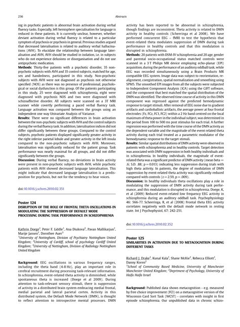 Pdf Similarities In Activation Due To Metacognition During Different