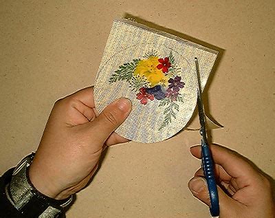 押し花コースターの作り方