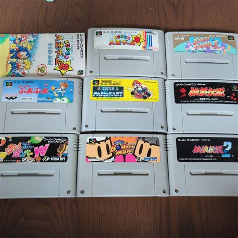スーパーファミコンソフト まとめ ジャンク メルカリ