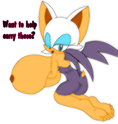 Rule 34 Bluespin Hyper Hyper Breasts Rouge The Bat Sonic Series