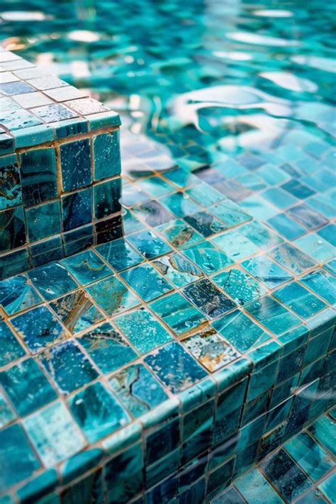 Modern Pool Waterline Tile Ideas For A Chic Look Waterline Pool Tile