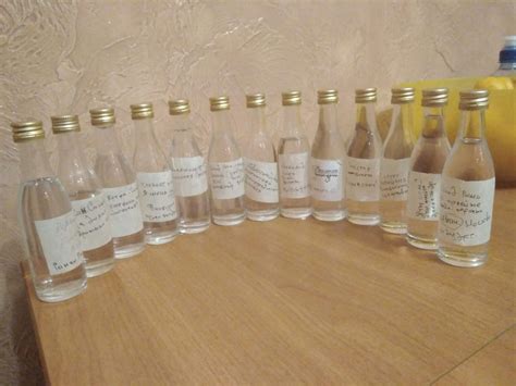 Дегустация самогона разных производителей. Первый опыт
