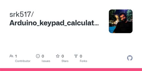 Github Srk517arduinokeypadcalculator