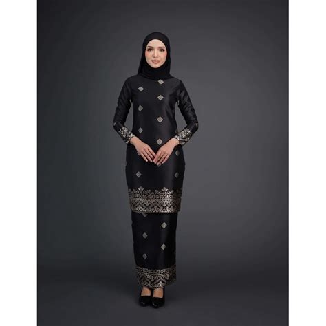 Hijabistahub Minor Defect Asyifaa Kurung Black Shopee Malaysia