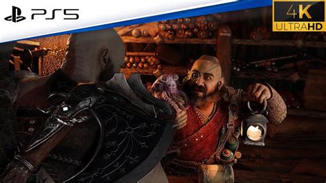 Kratos and Atreus meets Durlin God of War Ragnarök PS5 YouTube