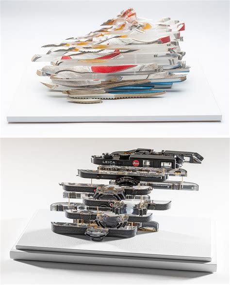 Everyday Objects Are Sliced And Re Assembled Into Distorted Sculptures