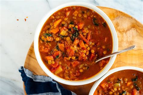 Spicy Lentil Vegetable Soup Recipe Vegan Girls Guide
