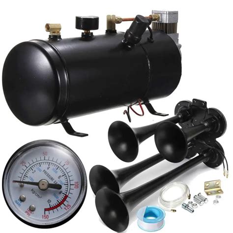 Черный 150PSI воздушный компрессор 3 литра и Давление переключатель ...