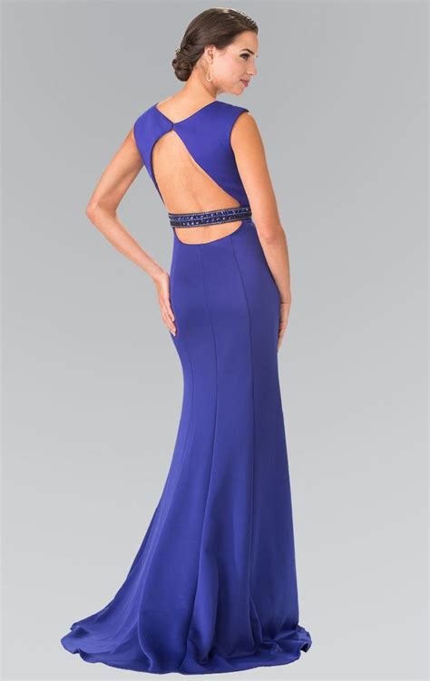 Elizabeth K Gl2306 Sleeveless Jewel Long Dress Couture Candy