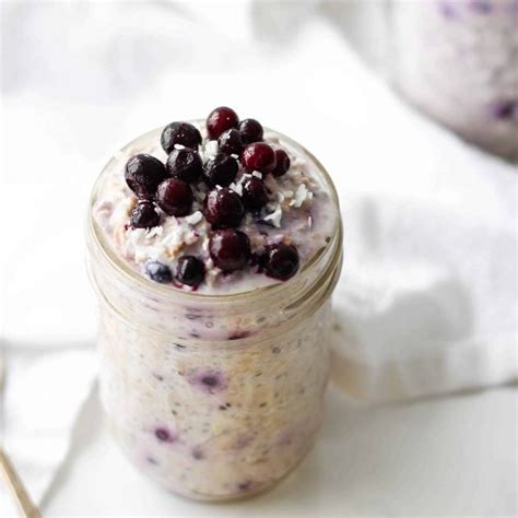 Nutritious Lemon Blueberry Overnight Oats Hannah Magee Rd