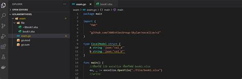 เขียน Golang กับ Excel Xlsx อ่านค่าเซตค่าง่ายๆมาลองกันลุยยยย By