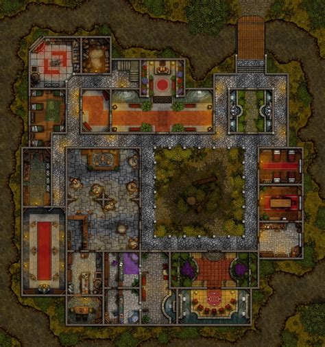 [art][47x44] Castle Battle Map Roll20