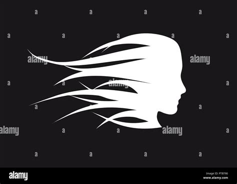 Vector Sign Girl Fast In The Wind Stock Vector Image And Art Alamy