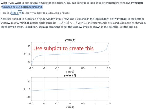 Solved What If You Want To Plot Several Figures For
