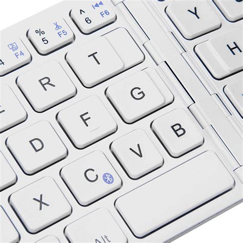 BOW Foldable Wireless Bluetooth Keyboard White