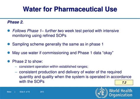 PPT Water For Pharmaceutical Use Part 3 Operational Considerations