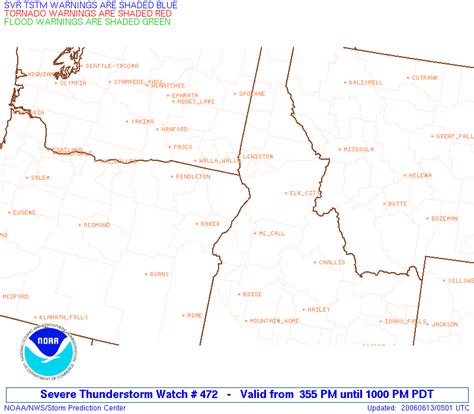 Storm Prediction Center Severe Thunderstorm Watch 472