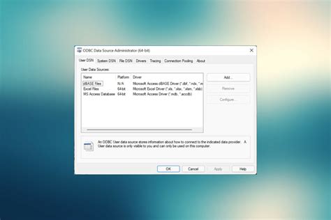 Ways To Fix Odbc Issues On Control Panel In Windows Artofit