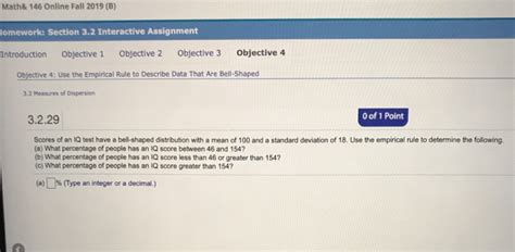 Solved Mathand 146 Online Fall 2019 B Homework Section 32