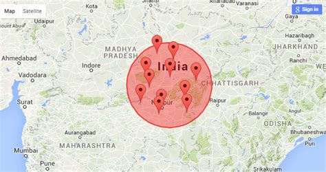 Add Marker On Circle In Google Maps Techstrikers Com