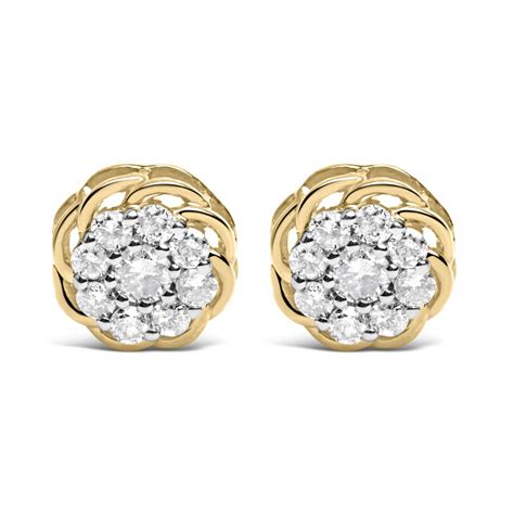 Haus Of Brilliance 10k Yellow Gold Plated 925 Sterling Silver 12 Cttw
