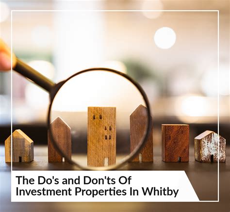 The Dos And Donts Of Investment Properties In Whitby