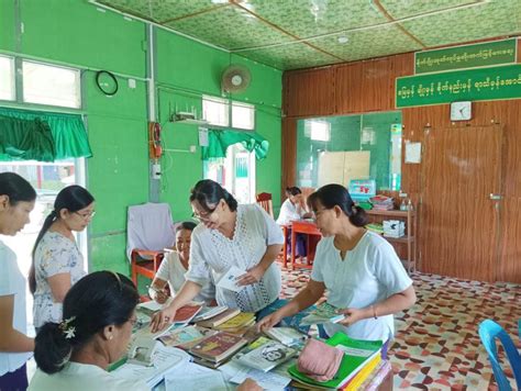 Myanmarnationalpost ငပလီမြို့၌ စာဖတ်ရှိန်မြှင့်တင်ရေး ရွေ့လျားစာကြည