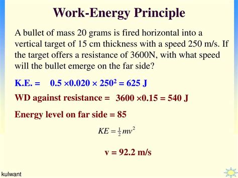 Ppt Work Energy Principle Powerpoint Presentation Free Download Id 4848369
