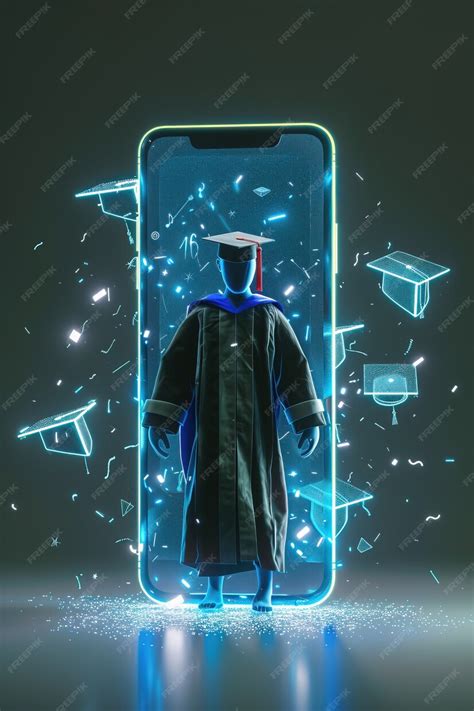 스마트폰에서 나오는 3d 캐릭터 Ai 생성 이미지