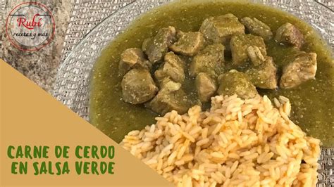 Arriba 91 Imagen Receta De Carne De Puerco Con Nopales En Salsa Verde