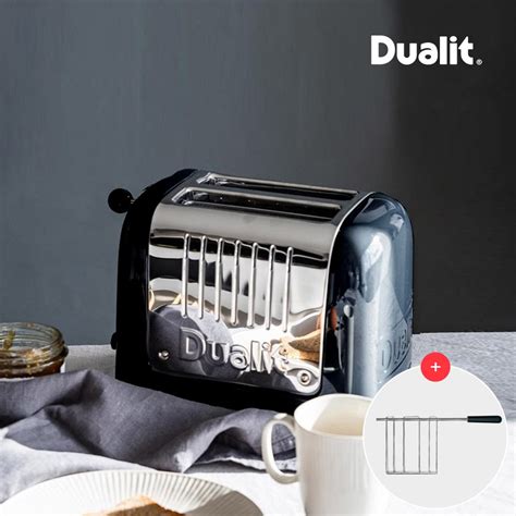 듀얼릿 2구 라이트 토스터 캔버스 블랙 Dlt2pa 감도 깊은 취향 셀렉트샵 29cm