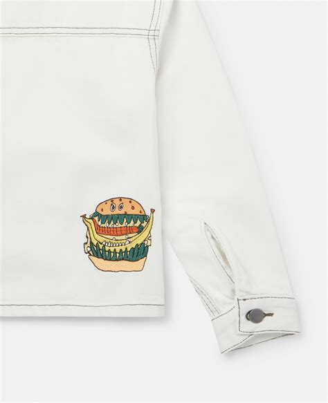 Women 화이트 실리 샌드위치 데님 재킷 Stella Mccartney Kr
