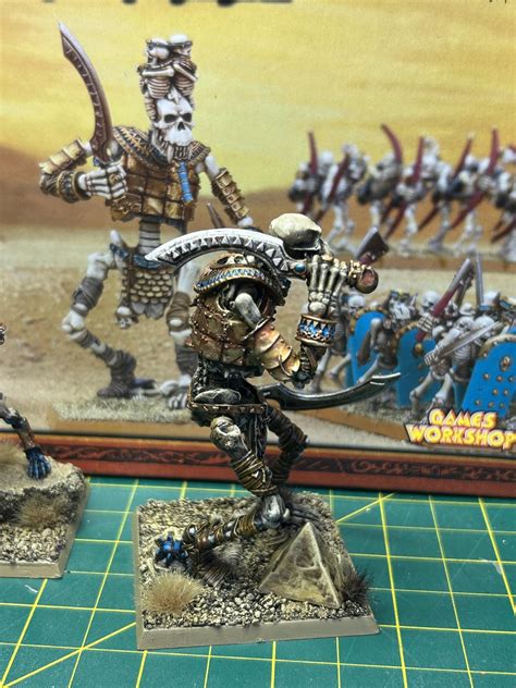 Finished time king bone giant, and his little ushabti pal! : r ...