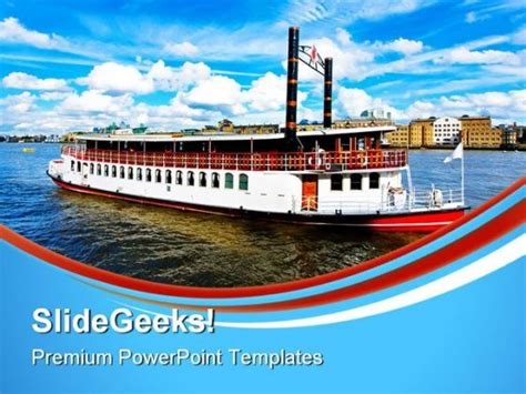 Steam Boat Beach Powerpoint Themes And Powerpoint Slides 0611