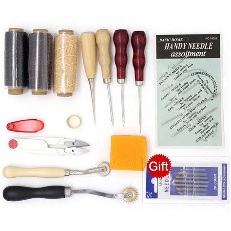 Leather Tool Set Carving Punching Hole Cutting Kni Grandado