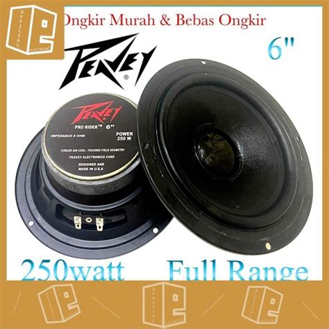 Jual Speaker Peaver Pro Rider 6 Inch 250watt Full Range Magnet Jumbo Besar Shopee Indonesia