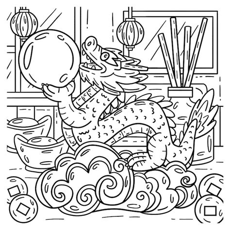 중국 문양 색칠 공부 이미지 Freepik에서 무료 다운로드