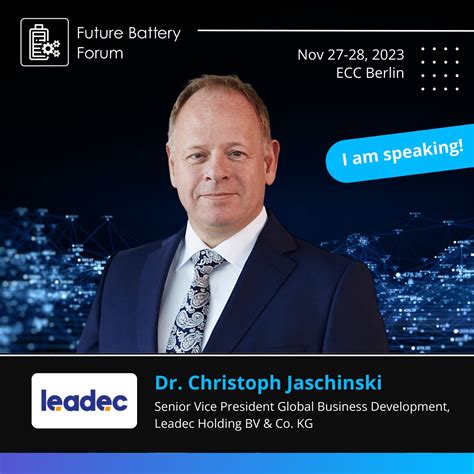 Leadec On Linkedin Future Battery Forum 2024 Europes Leading