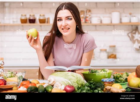 Healthy Eating Organic Nutrition Vegetarian Recipe Stock Photo Alamy