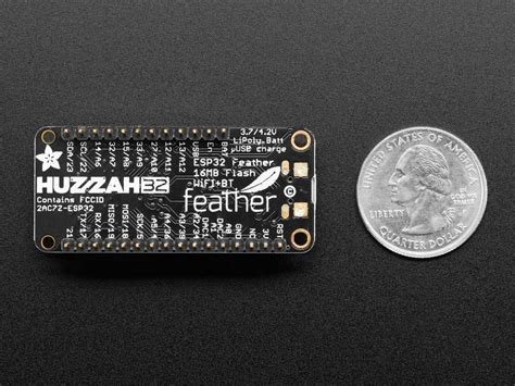 Adafruit Huzzah32 Esp32 Feather Board Pre Soldered Melopero