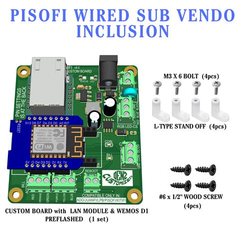 Wired Sub Vendo Custom Board For Pisowifi Lazada Ph