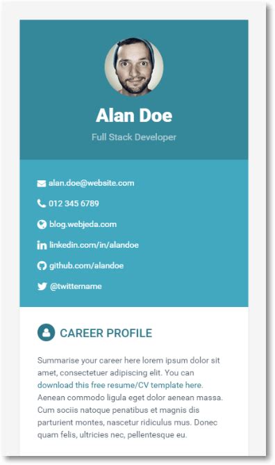 GitHub Sharu Online Cv A Minimal Jekyll Theme To Host Your Resume CV On GitHub With A