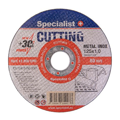 SPECIALIST metalo pj diskas CUTTING x x mm RANKIS LT INTERNETINĖ PARDUOTUVĖ