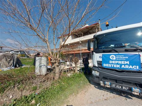 ANTALYA BÜYÜKŞEHİR on Twitter Hatay da depremin ilk gününden bu yana çöken şebeke suyunu