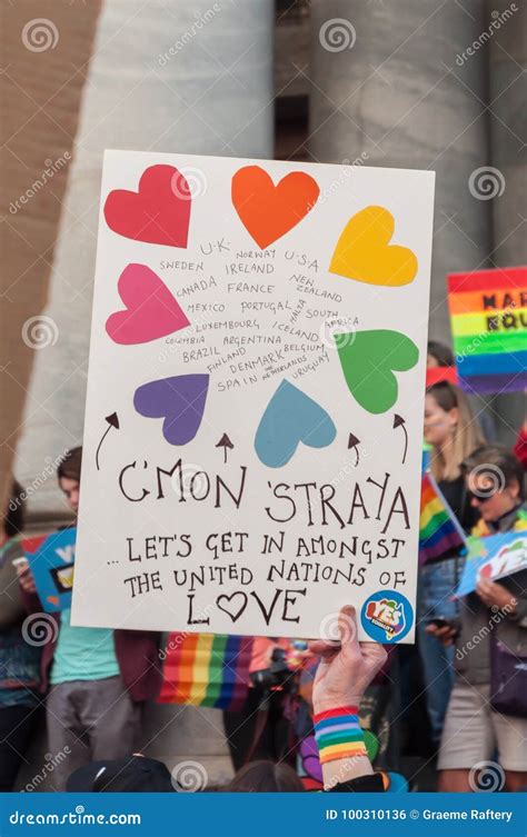 Marriage Equality 2017 Editorial Photo Image Of Lesbian 100310136