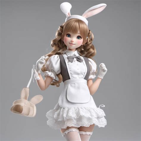 Rabbit Maid In Short Dress High Boots Doll By Billa2720 On Deviantart